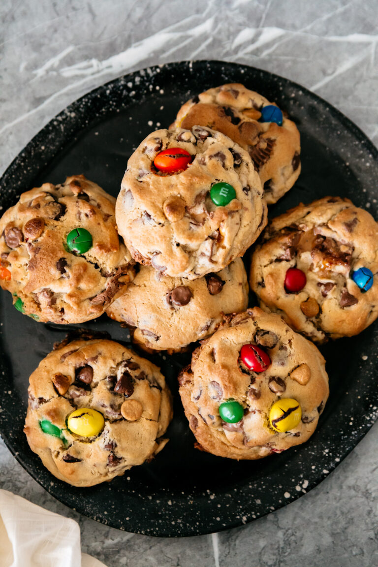 Loaded Candy Bar Cookies - Heathers Home Bakery