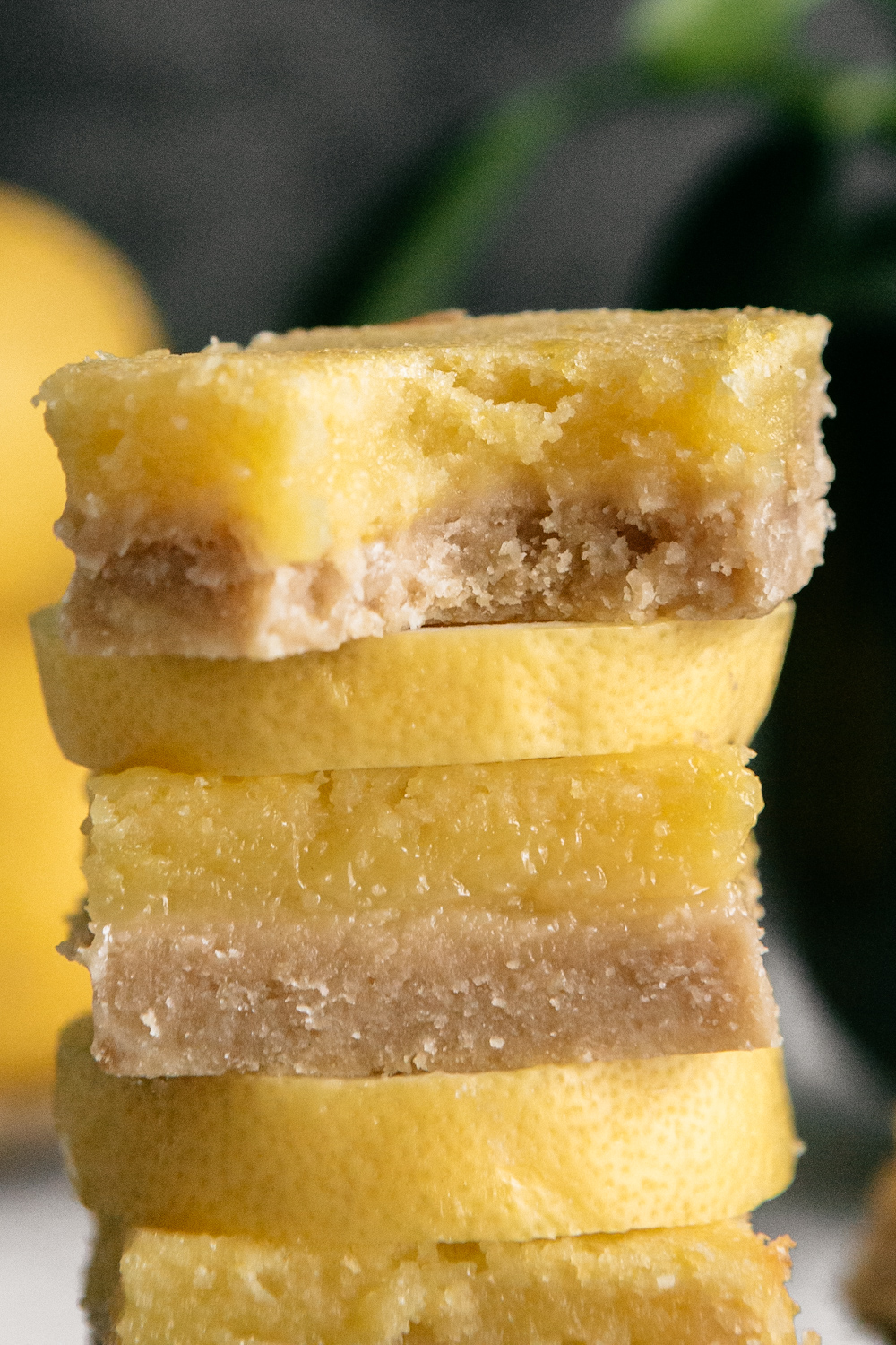 Lemon Shortbread Bars - Heathers Home Bakery